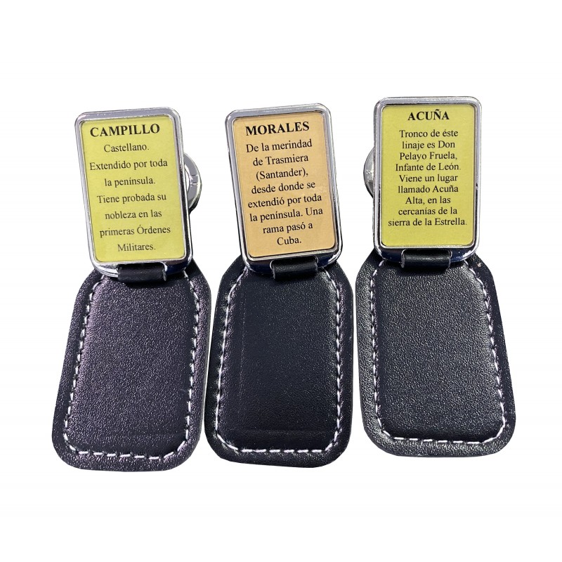 Llavero heráldico - PRIETO - Personalizado con apellido, escudo de la ...